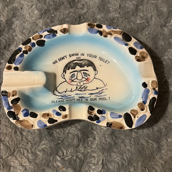 Accents | 6s Dont Pee In Our Pool Ceramic Ashtray | Poshmark